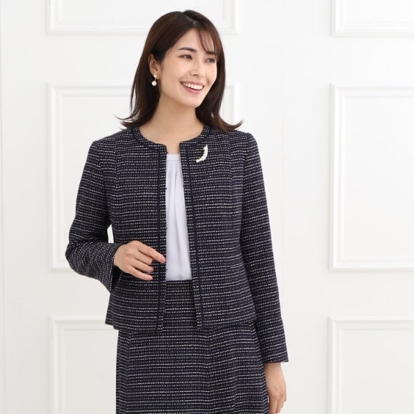 リフレクト（Reflect）/【フォーマルセットアップ可】ツイードジャケット