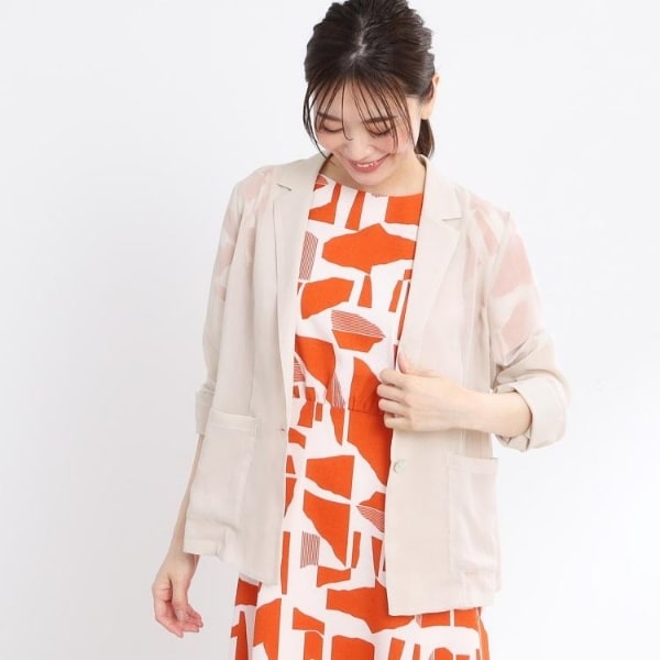 リフレクト（Reflect）/【接触冷感／洗える】シアージャケット