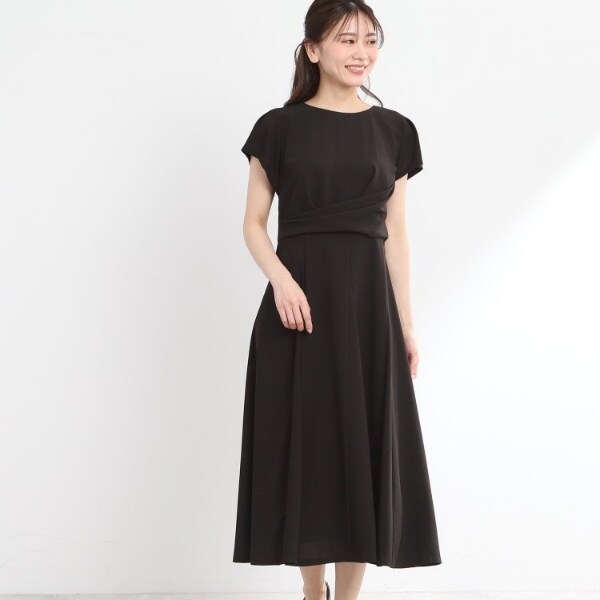 リフレクト（Reflect）/【R‐QUALITY／手洗い可】ドレープシルエットワンピース