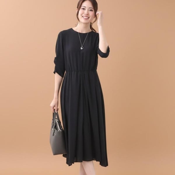 リフレクト（Reflect）/【吸水速乾／防しわ】シルキープリーツワンピース