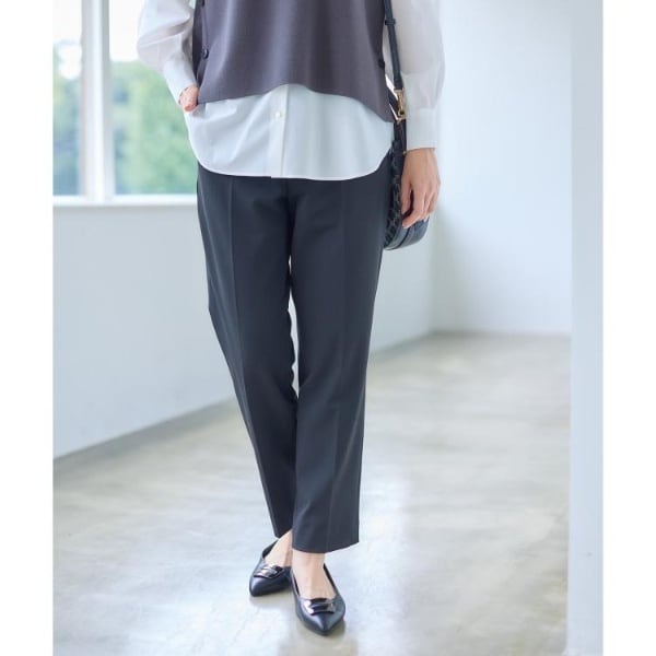 リフレクト（Reflect）/【高身長さんに嬉しい長め丈追加！／私のパンツ／すっきり見え◎】テーパードパンツ