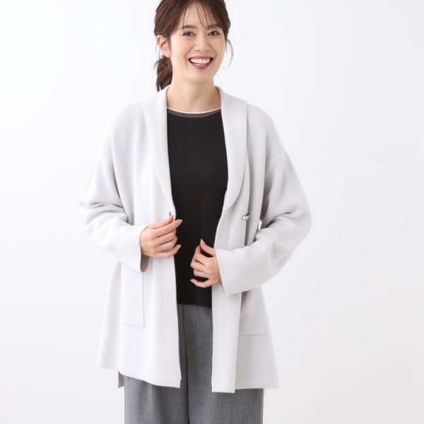 リフレクト（Reflect）/【ライトアウター／気軽な羽織に◎】オフボディカーディガン