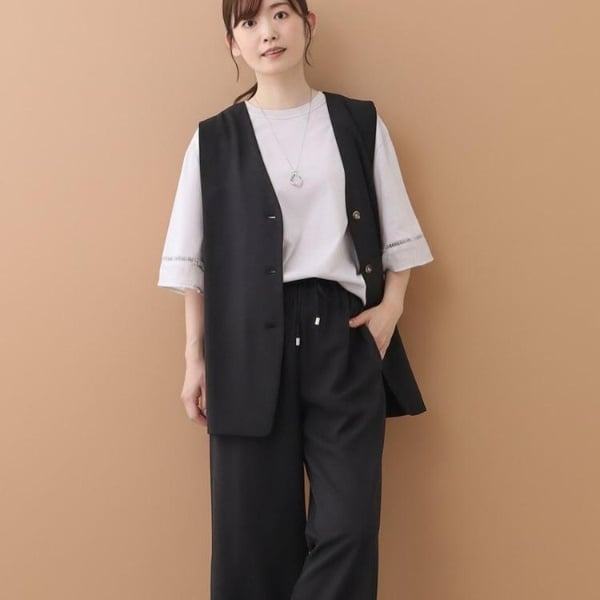 リフレクト（Reflect）/【ウエスト総ゴム／セットアップ／単品使いOK◎】ベスト＋ストレートパンツセット