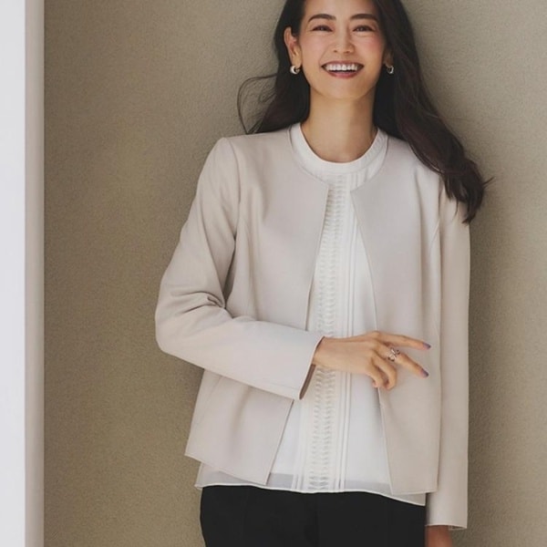 リフレクト（Reflect）/【ライトアウター／通勤におすすめ◎／セットアップ可／すっきりシルエット】キレイめジャージジャケット