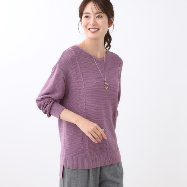 リフレクト（Reflect）/【パンツ合わせにぴったり◎】ゆったりオフボディニット