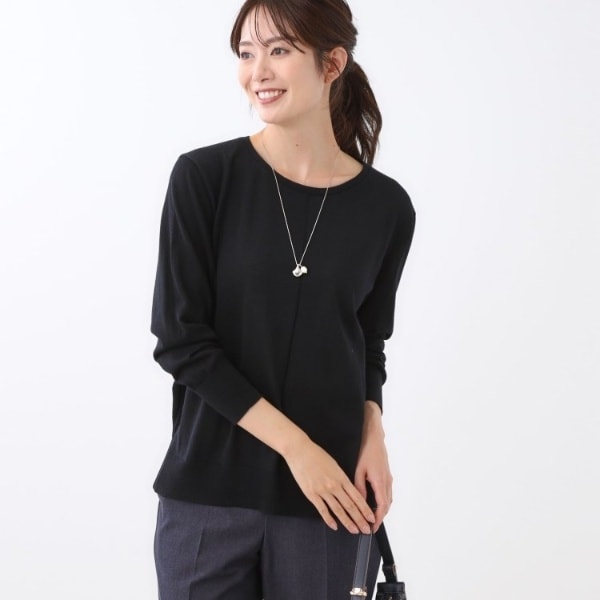 リフレクト（Reflect）/【ちくちくしない／アンサンブル可／通勤におすすめ◎】オフボディニット