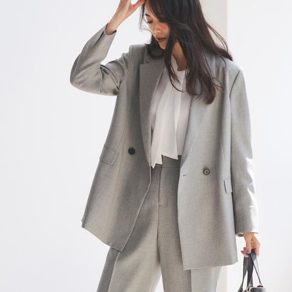 リフレクト（Reflect）/【単品使いOK◎／ライトアウター／セットアップ可】リラクシーメランジジャケット