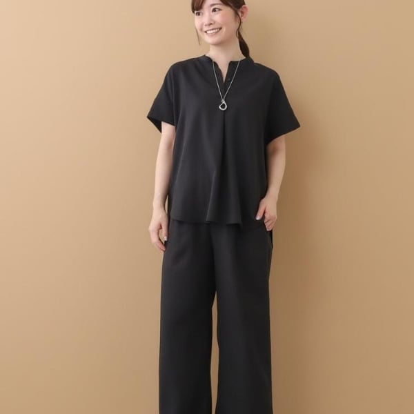 リフレクト（Reflect）/【E‐QUALITY／ウエスト総ゴム／セットアップ／単品使いOK◎】ブラウス＋ストレートパンツセット