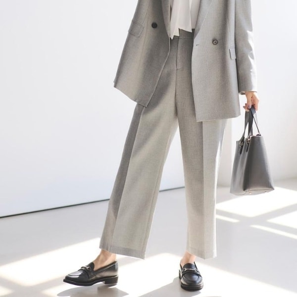 リフレクト（Reflect）/【単品使いOK◎／セットアップ可】リラクシーメランジワイドパンツ