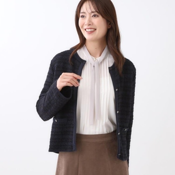 リフレクト（Reflect）/【ライトアウター／ゆったりシルエット／気軽な羽織に◎】ドライタッチカーディガン