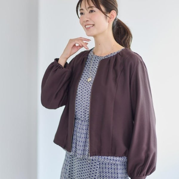 リフレクト（Reflect）/【ライトアウター／ゆったり羽織れる／気軽な羽織りに◎】ライトブルゾン