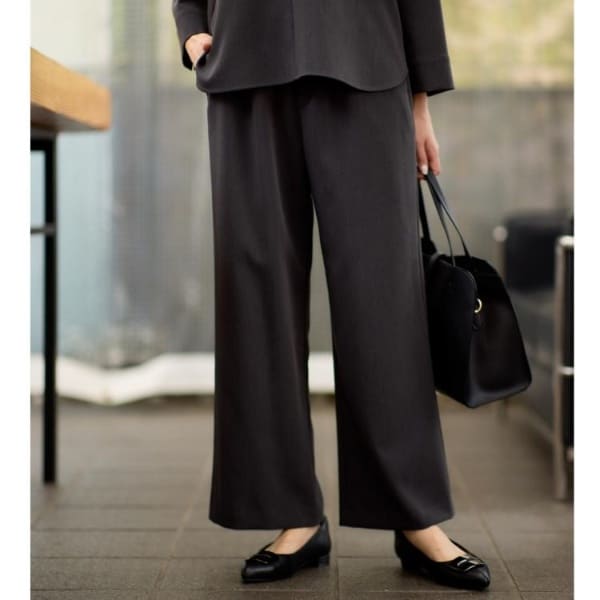 リフレクト（Reflect）/【ウエスト総ゴム／セットアップ可】フルレングスストレートパンツ