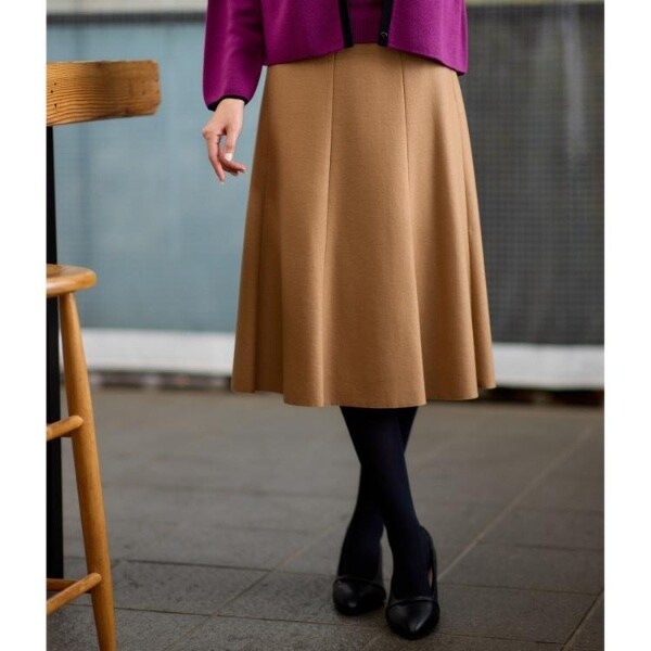 リフレクト（Reflect）/【選べる5色◎】フレアフリュイドスカート