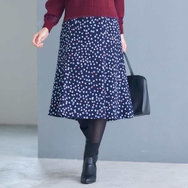 リフレクト（Reflect）/ソフトフレアプリントスカート