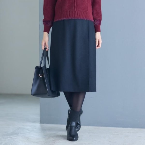 リフレクト（Reflect）/【すっきりシルエット／通勤におすすめ◎】キレイめジャージタイトスカート