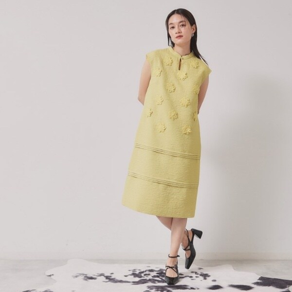 平和屋本店□希少 お召 苔里衣 かつやま織物謹製 極細柄紋織 あけぼの