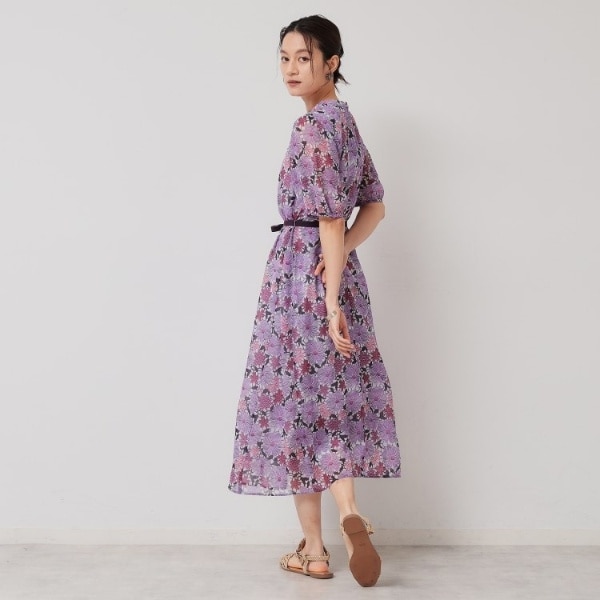 スーナウーナ（SunaUna）/【完売間近／&yours project】レース柄プリーツワンピース