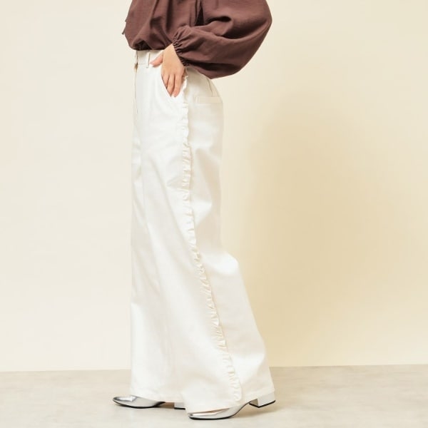 スーナウーナ（SunaUna）/【COLLECTION LINE】フリルデニム