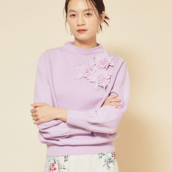 スーナウーナ（SunaUna）/【冬にも活躍！ケミカルレースニット】