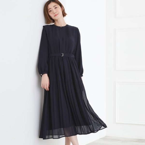 グローブ（grove）/シフォンプリーツワンピース