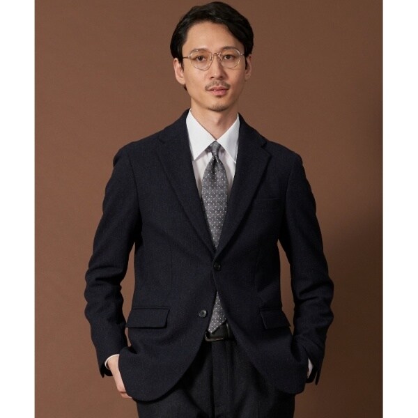 ザ ショップ ティーケー（THE SHOP TK）/カシミヤ混ピンヘッドジャケット【セットアップ可ビジネス対応】