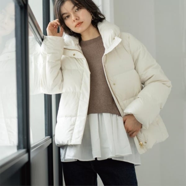 オペークドットクリップ（OPAQUE．CLIP）/撥水ショートダウン【防風抗菌防臭洗濯機洗い可】《SS〜LL》