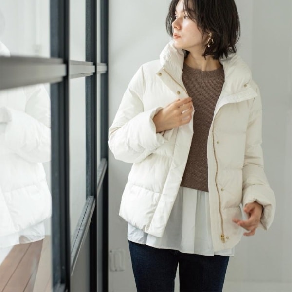 オペークドットクリップ（OPAQUE．CLIP）/撥水ショートダウン【防風抗菌防臭洗濯機洗い可】《SS〜LL》