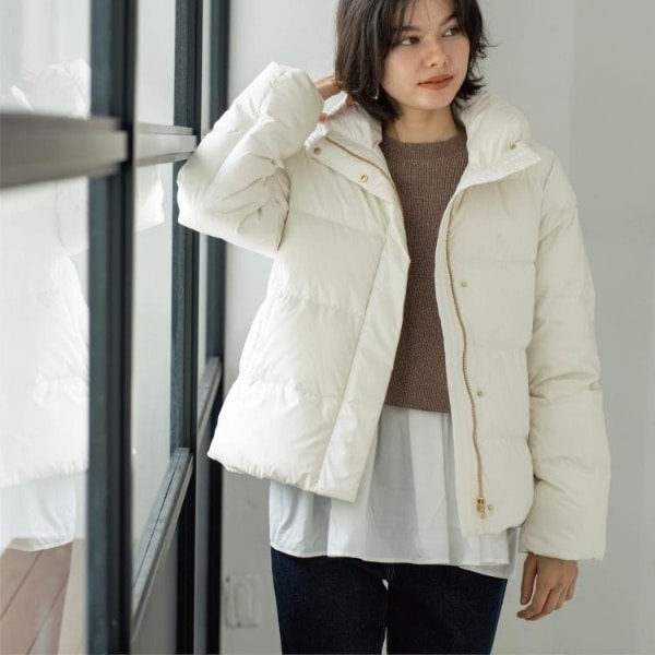 オペークドットクリップ（OPAQUE．CLIP）/撥水ショートダウン【防風抗菌防臭洗濯機洗い可】《SS〜LL》