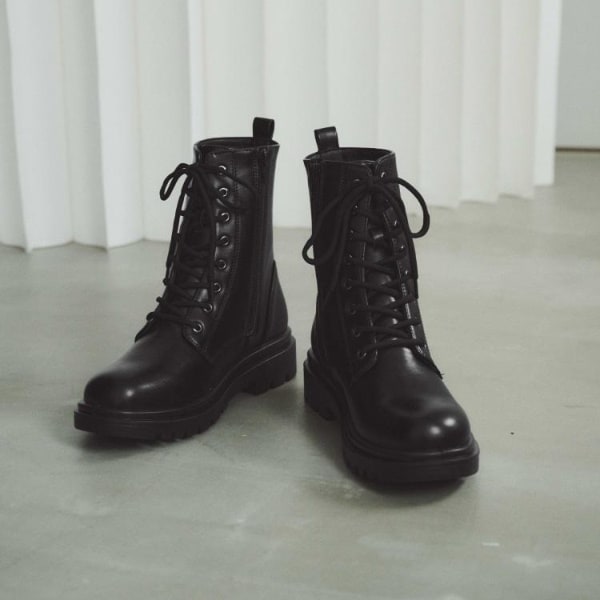 オペークドットクリップ（OPAQUE．CLIP）/【生活防水】厚底タンクソールレースアップブーツ