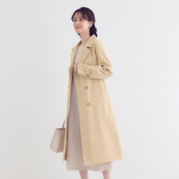 シューラルー（SHOOLARUE）/【S−LL防花粉撥水加工】ロングトレンチコート