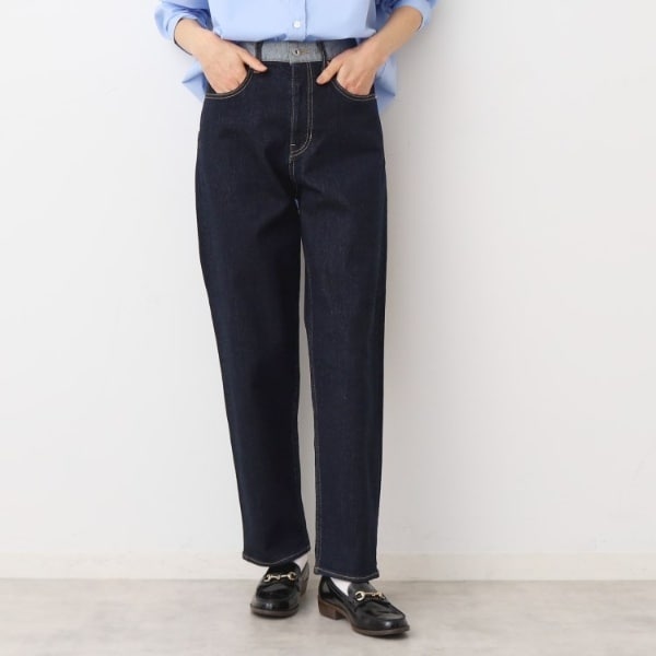 デッサン（Dessin）/【ユニセックス・洗える】テーパードデニムパンツ