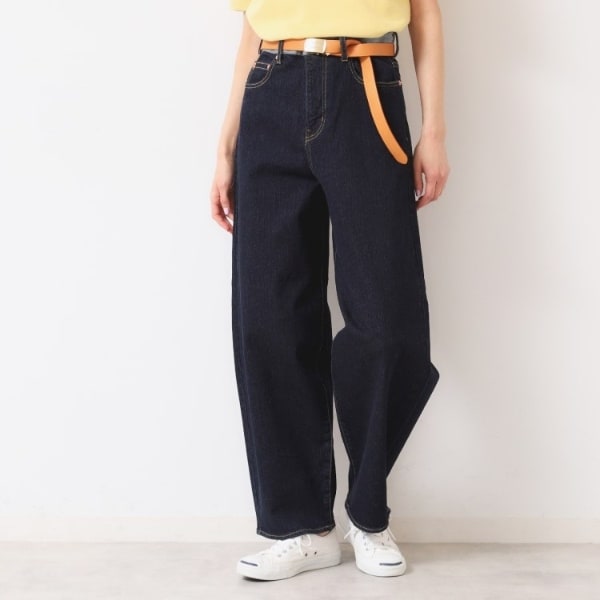 デッサン（Dessin）/【洗える】デニムカーブパンツ