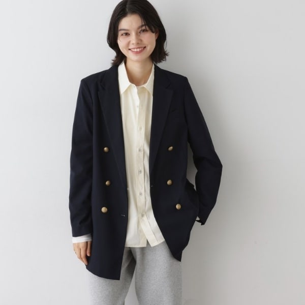 デッサン（Dessin）/ウール混ダブルジャケット