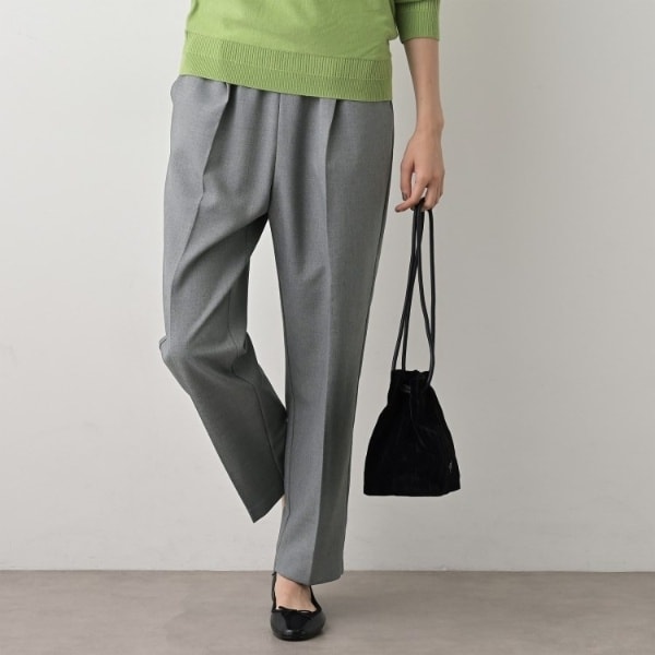 デッサン（Dessin）/【ウエストゴム裏地付き】コンフォートテーパードパンツ