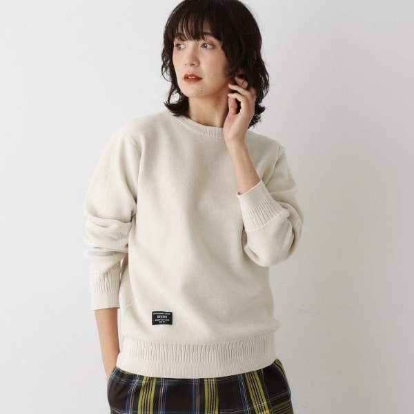 デッサン（Dessin）/【ユニセックス洗える】ミニモールニット