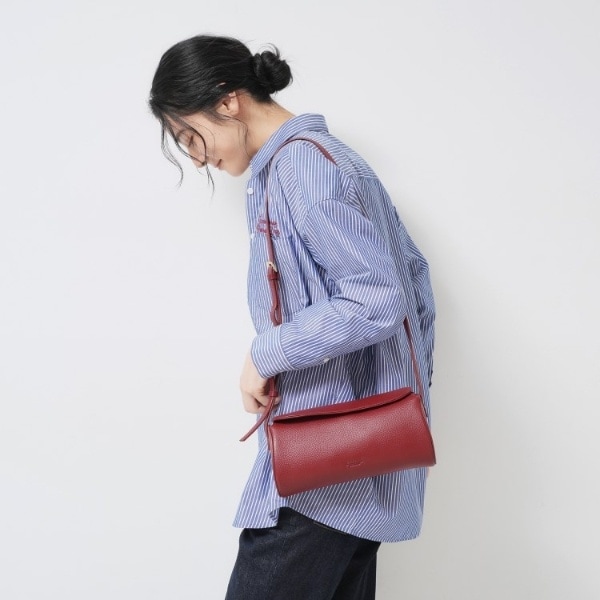 【NEW】デッサン（Dessin）/【軽量】本革バレル型ショルダーバッグ