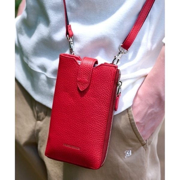 ドレステリア（DRESSTERIOR）/【Safari5月号掲載】イタリアレザースマホショルダーバッグ