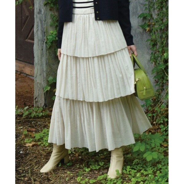 ドレステリア（DRESSTERIOR）/プリーツティアードスカート