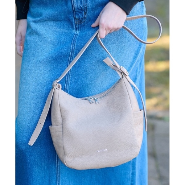 ドレステリア（DRESSTERIOR）/【通勤対応】シュリンクレザーショルダーバッグ