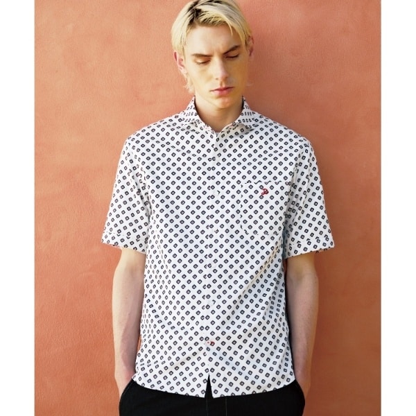 ドレステリア（DRESSTERIOR）/ポートベロープリント ショートスリーブシャツ