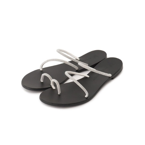 ドレステリア（DRESSTERIOR）/NICOLAS LAINAS（ニコラスライナス【別注】シルバークリスタルサンダル