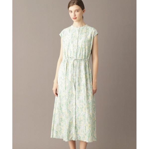 ドレステリア（DRESSTERIOR）/【ポケット付き花柄】フラワープリントフレンチスリーブワンピ