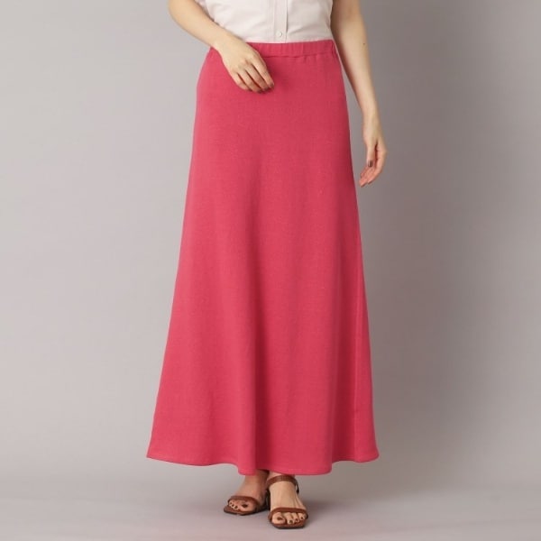 ドレステリア（DRESSTERIOR）/【洗えるウエストゴムセットアップ可】リネン裏毛スカート