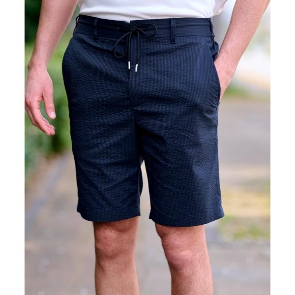 ドレステリア（DRESSTERIOR）/【洗えるセットアップ可吸湿速乾】COOLMAX シアサッカー ショートパンツ