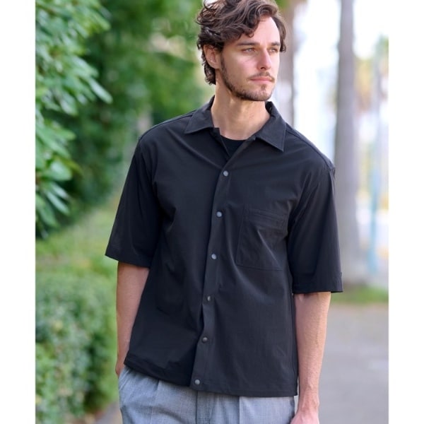 ドレステリア（DRESSTERIOR）/【セットアップ可】ライトクロス 2WAYストレッチシャツ