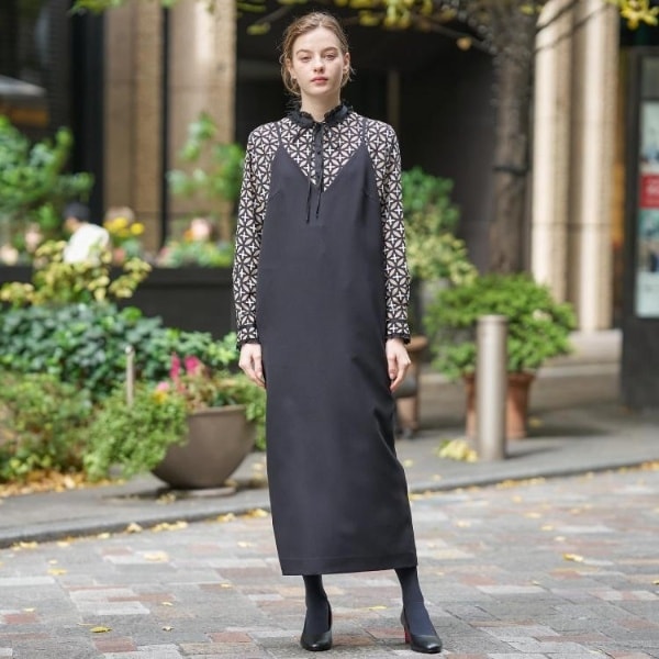 ドレステリア（DRESSTERIOR）/【美人百花モデル美香着用】コンフォートアイラインキャミワンピース