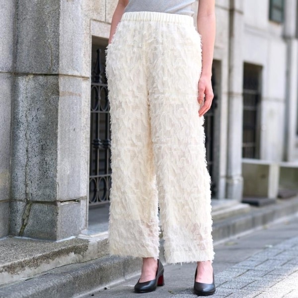 ドレステリア（DRESSTERIOR）/【セットアップ可美人百花美香さん着用】カットジャカードイージーパンツ