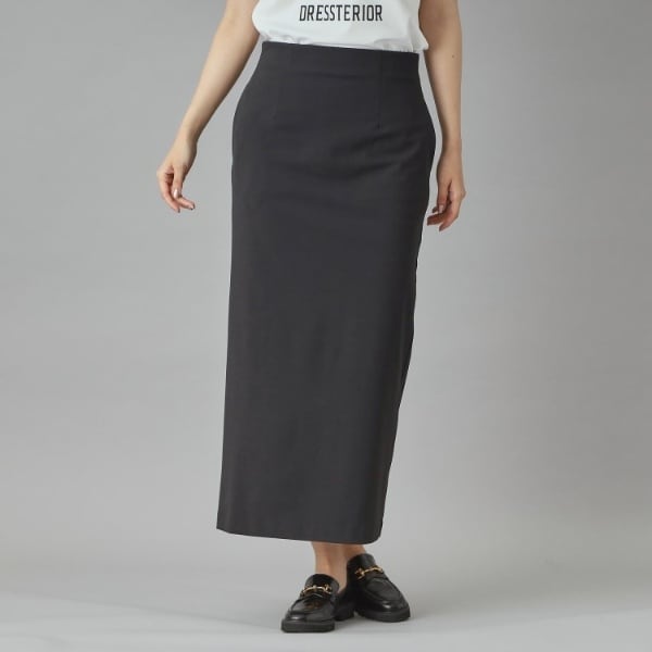 ドレステリア（DRESSTERIOR）/【洗えるポケット付き】ストレッチナロースカート