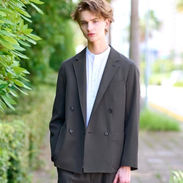 ドレステリア（DRESSTERIOR）/【セットアップ可】クリアーカルゼ コンフォータブル ダブルジャケット