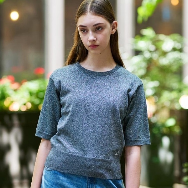 ドレステリア（DRESSTERIOR）/【洗えるきれいめ】ラメニットプルオーバー